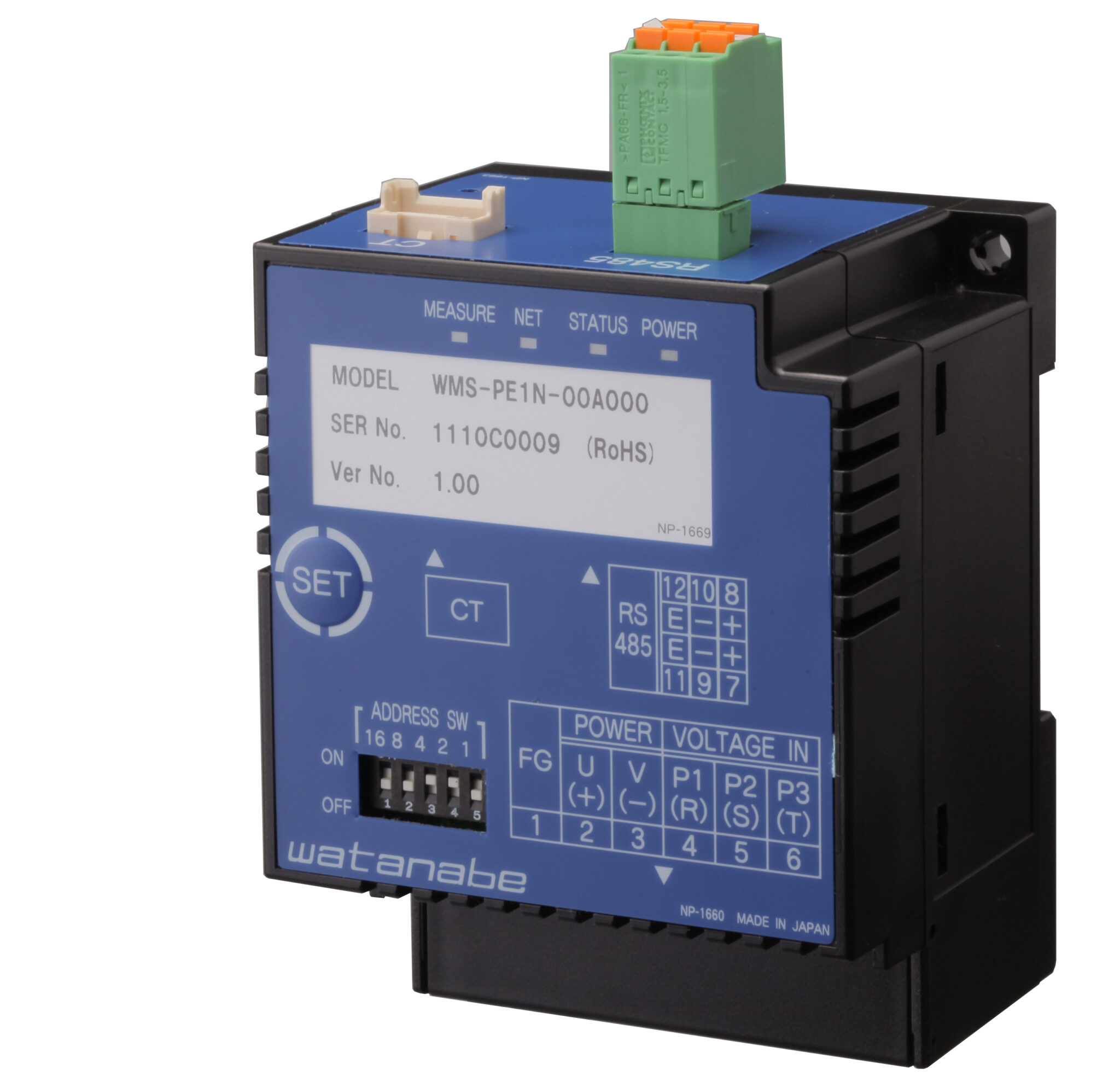 電力計・デマンド計 | パルスピックセンサ（分割形） | CTF-05K | 渡辺電機工業株式会社